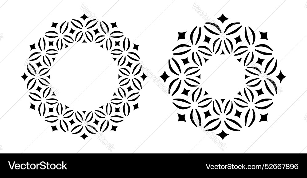 Radial patterns set Royalty Free Vector Image - VectorStock
