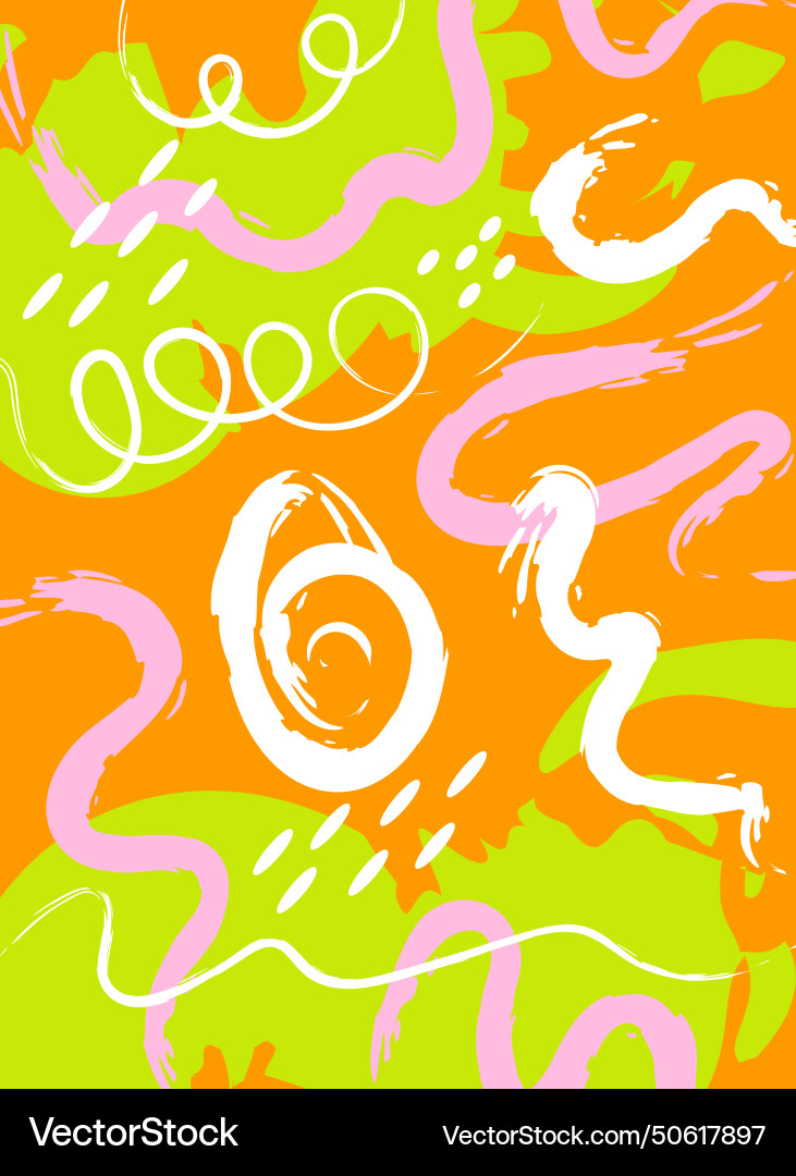 Artistic brush texture pattern Royalty Free Vector Image