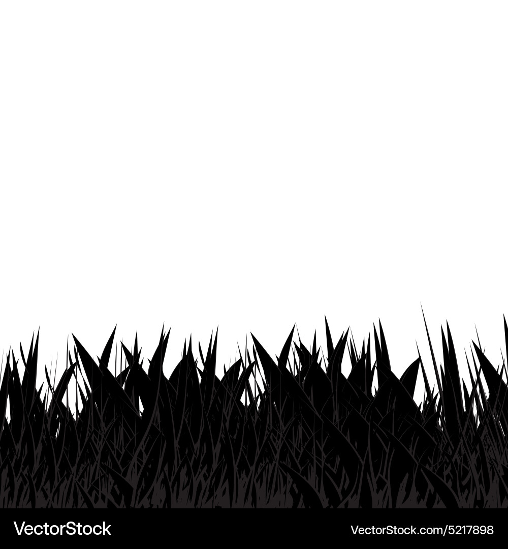 Black and grey grass abstract natural background Vector Image