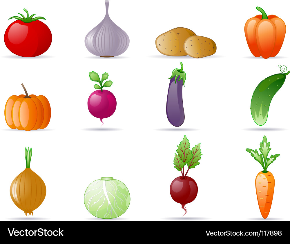 Vegetables Royalty Free Vector Image - VectorStock