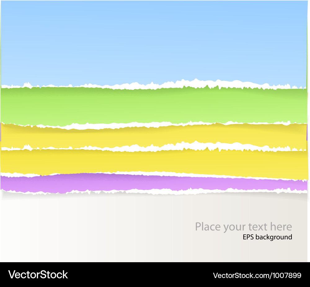 Backgrounds of divided color paper Royalty Free Vector Image