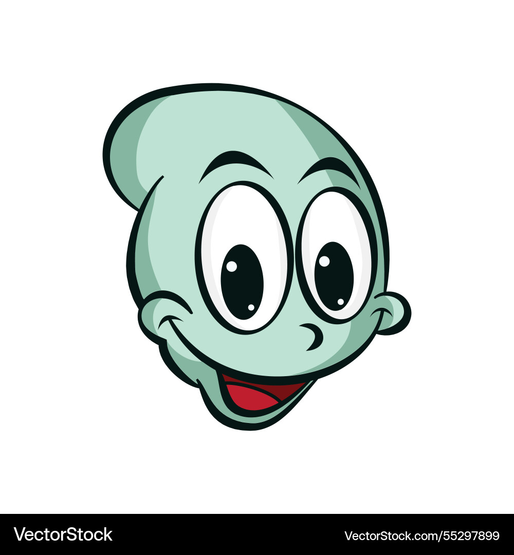 Cheerful cartoon character Royalty Free Vector Image