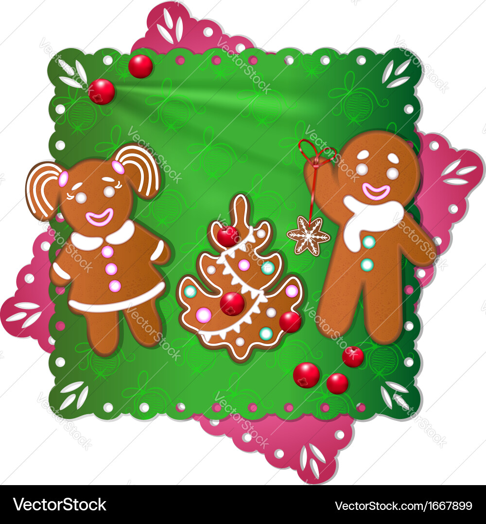 Gingerbread Boy And Girl Clipart