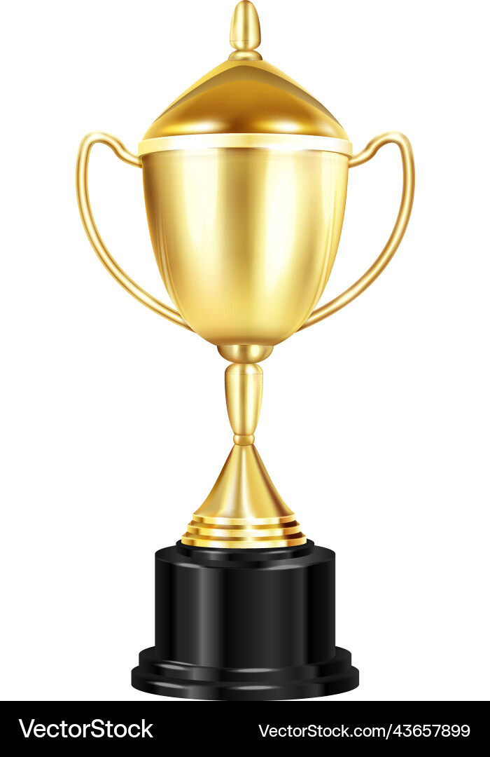 Trophy realistic Royalty Free Vector Image - VectorStock