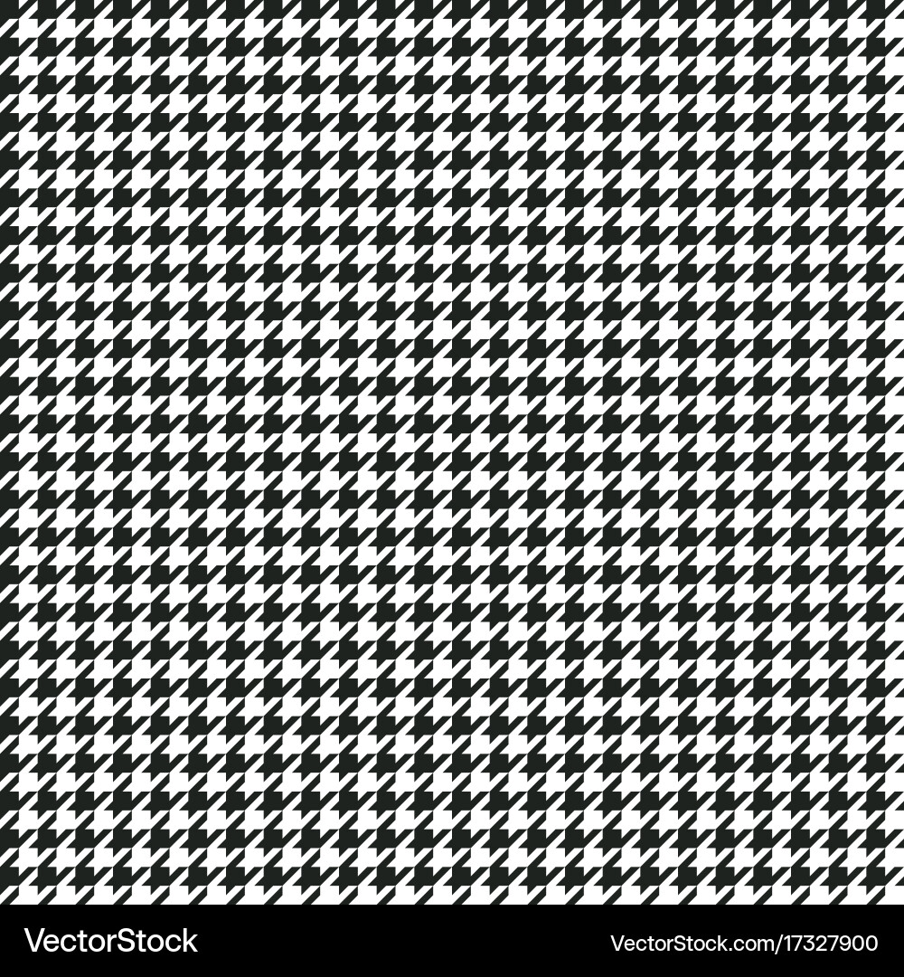 Classic Houndstooth Pattern Royalty Free Vector Image