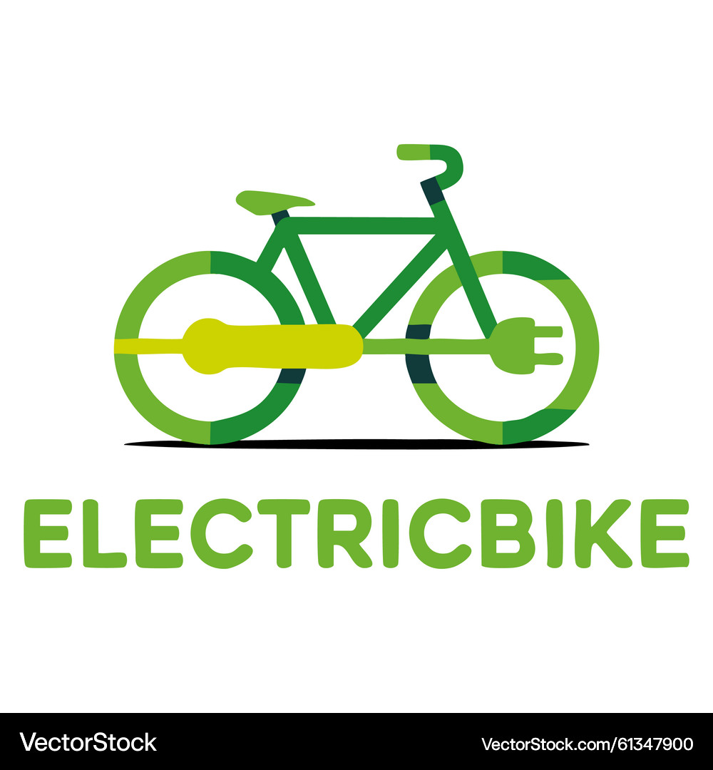 Electric bicycle logo Vector Images & Graphics for Commercial Use ...
