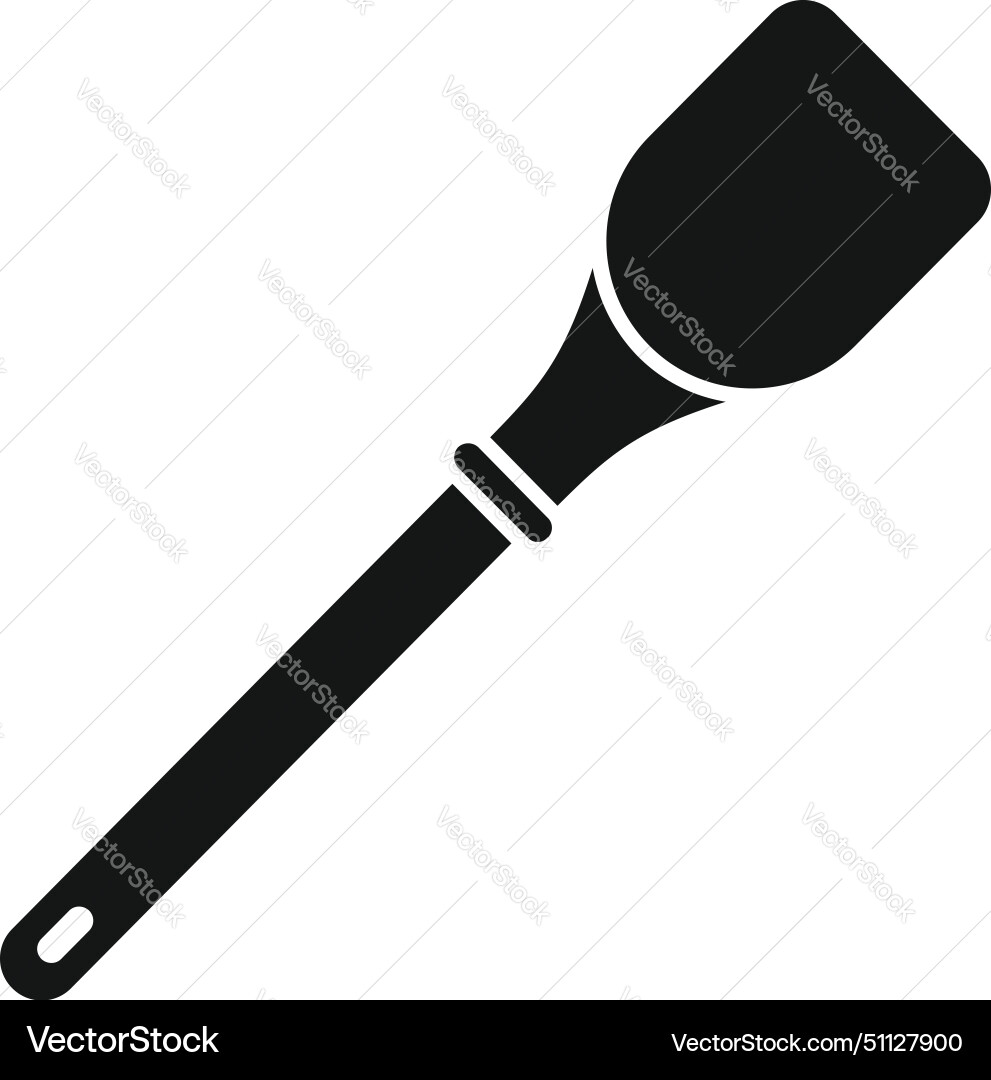 Wooden spatula icon simple cooking Royalty Free Vector Image
