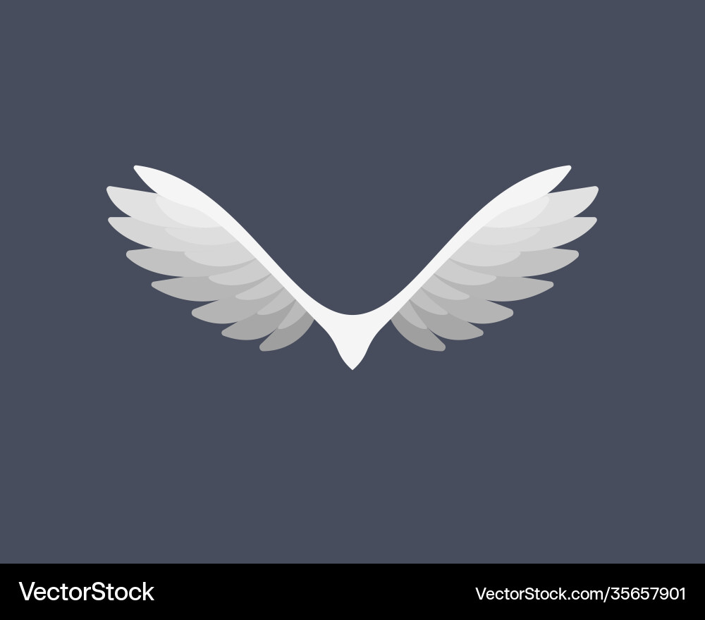 Abstract wings bird logo creative eagle Royalty Free Vector