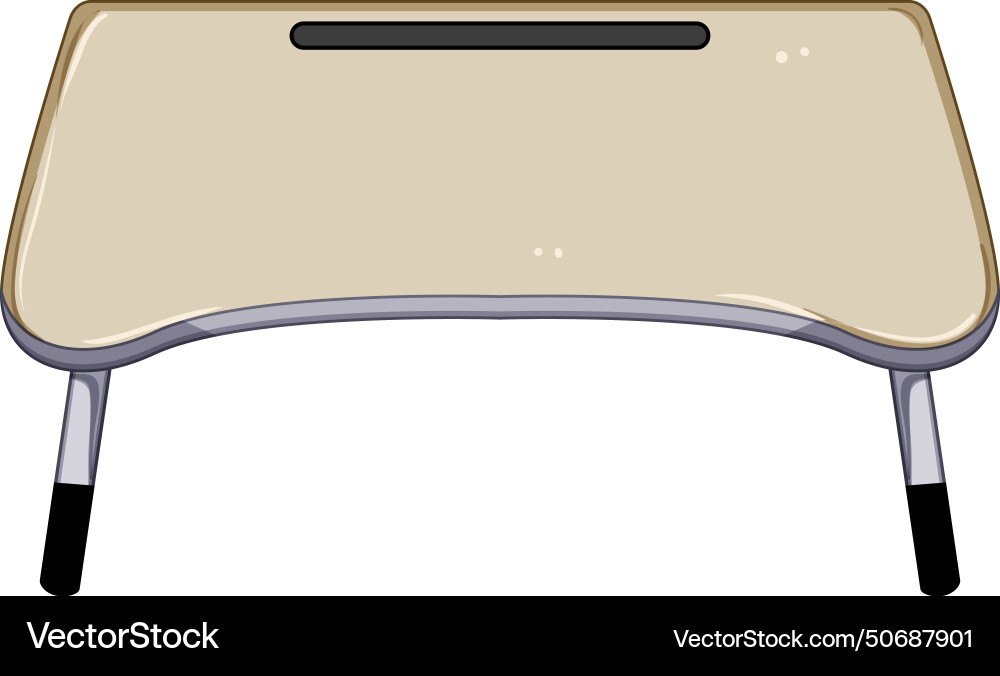 Bank laptop stand cartoon Royalty Free Vector Image