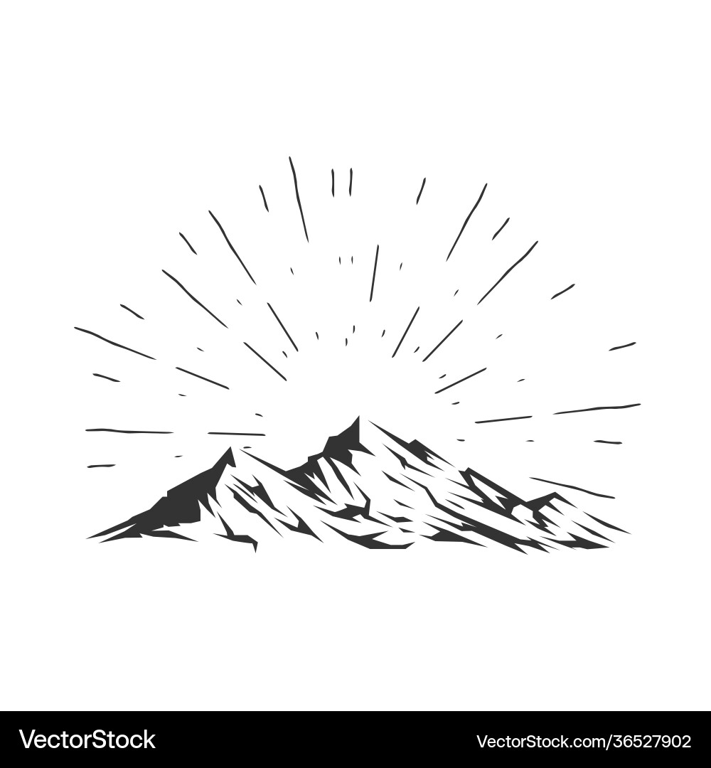 Sunrise Black and White Vector Images (over 6,700)