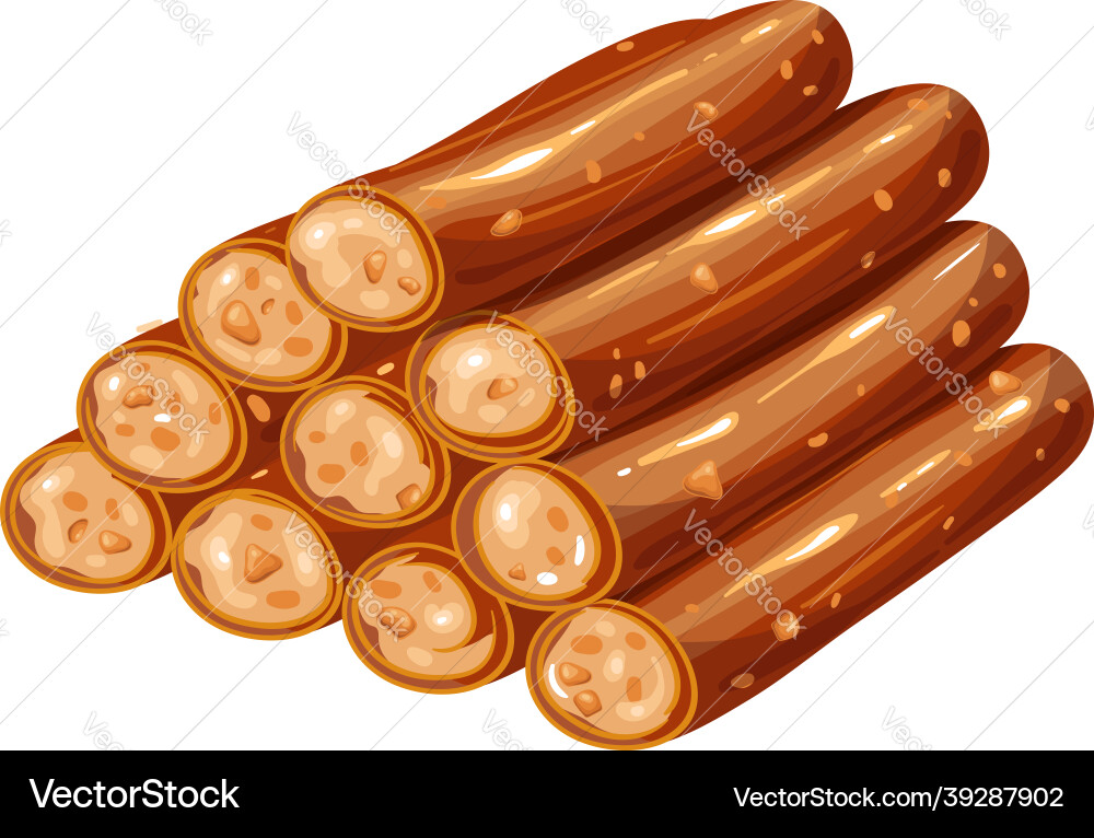 Turkish delight pastila balkarli Royalty Free Vector Image