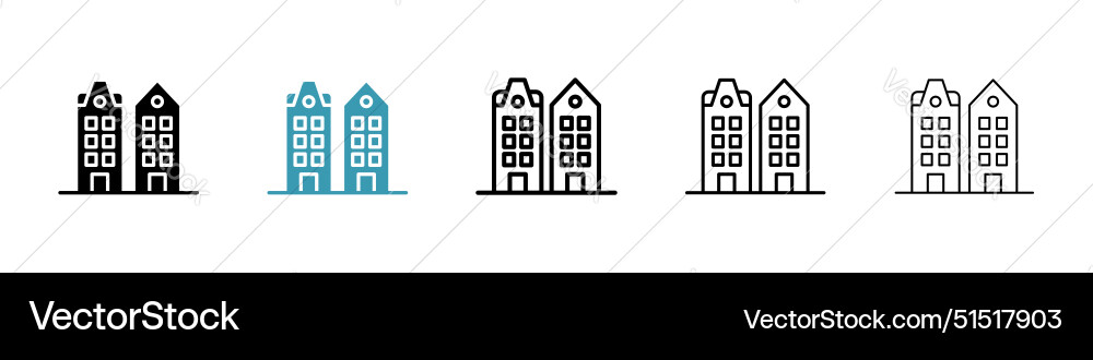 Amsterdam icon Royalty Free Vector Image - VectorStock