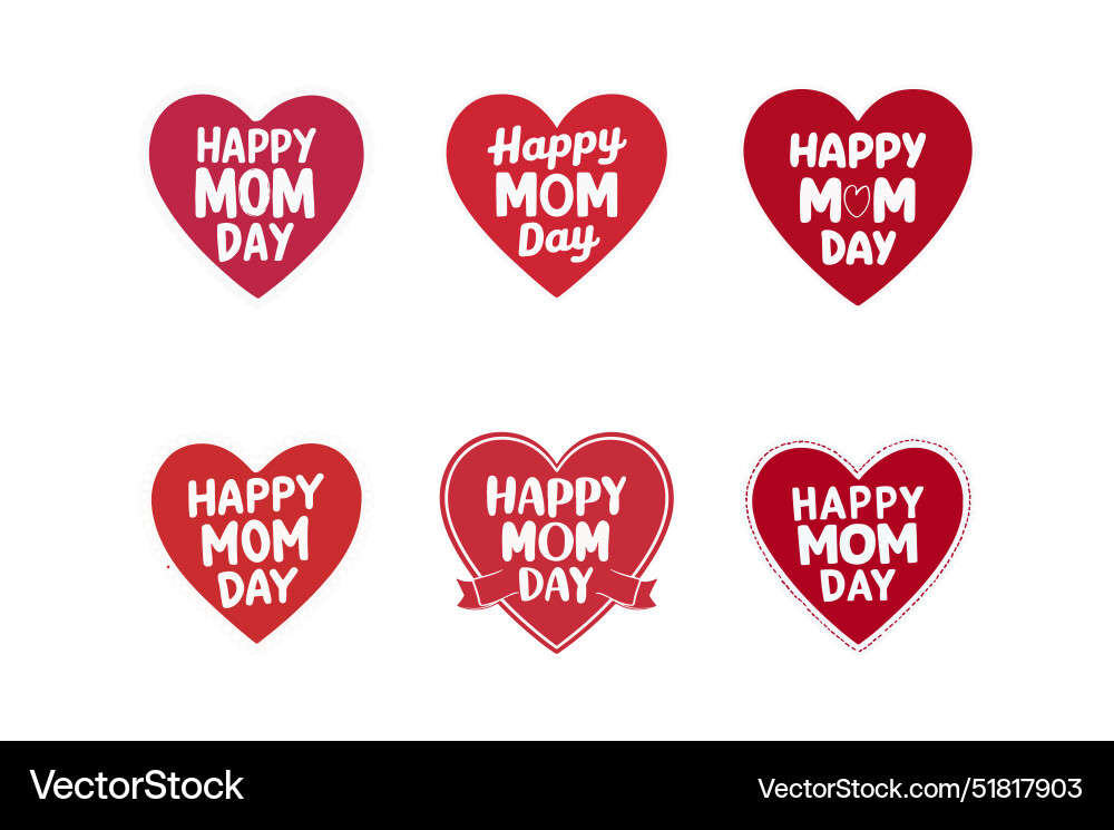 Happy mom day Royalty Free Vector Image - VectorStock