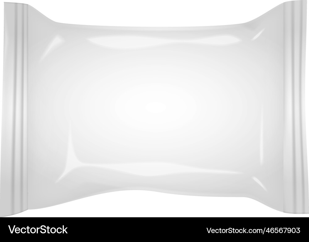 Realistic plastic packaging Royalty Free Vector Image