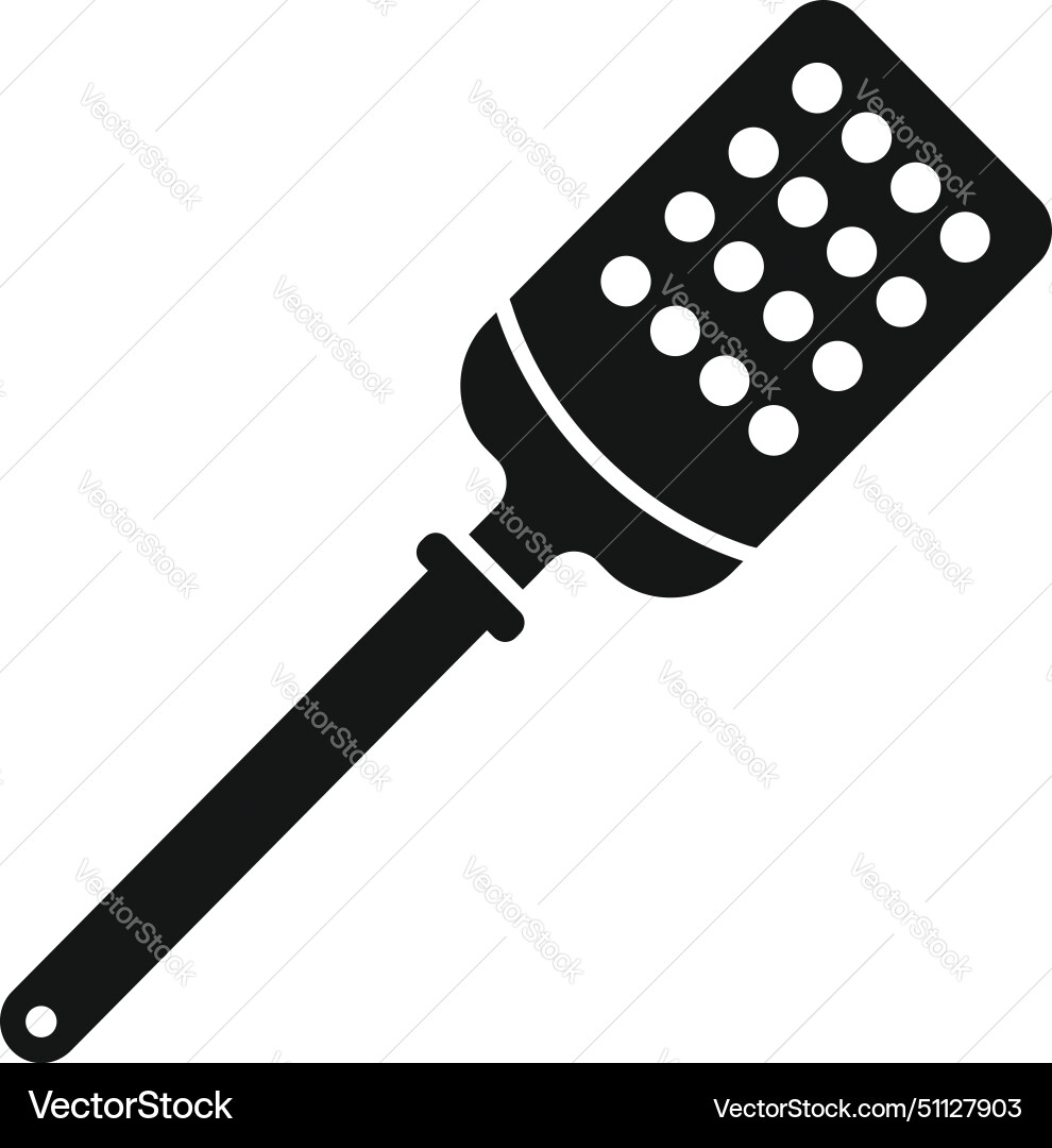 Spatula tool icon simple grill element Royalty Free Vector
