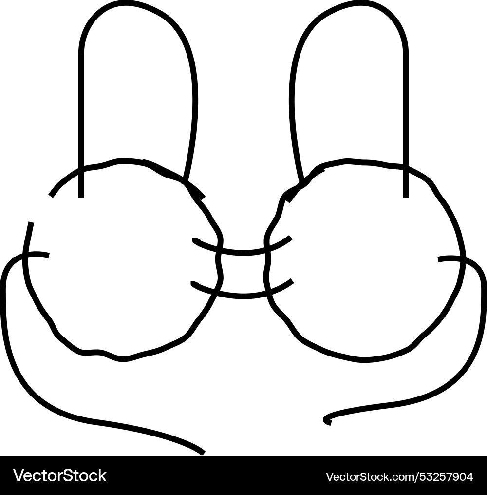 Bra coconut tropical line icon – Royalty-Free Vector | VectorStock