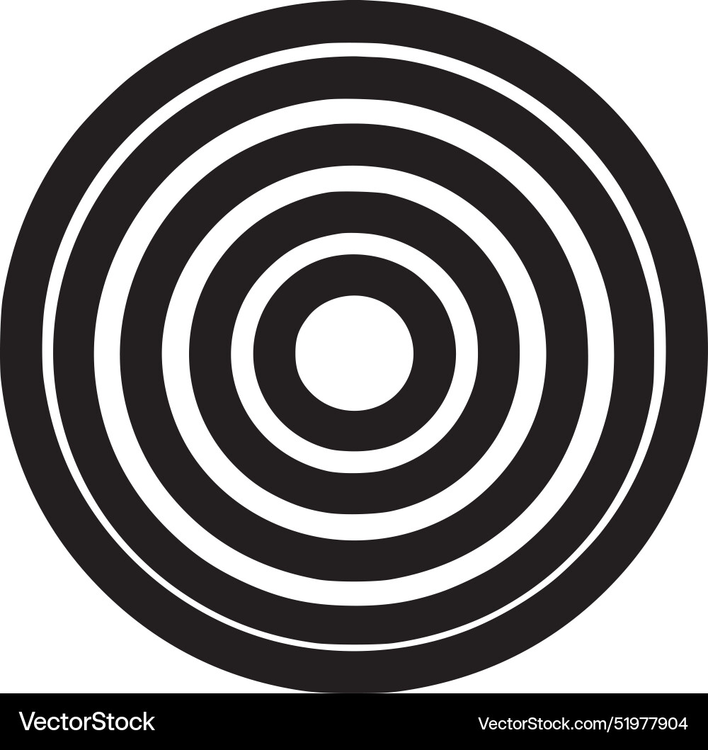 Circle - minimalist and simple silhouette Vector Image