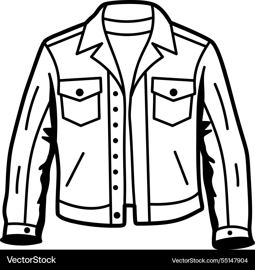 Jacket Royalty Free Vector Image - VectorStock