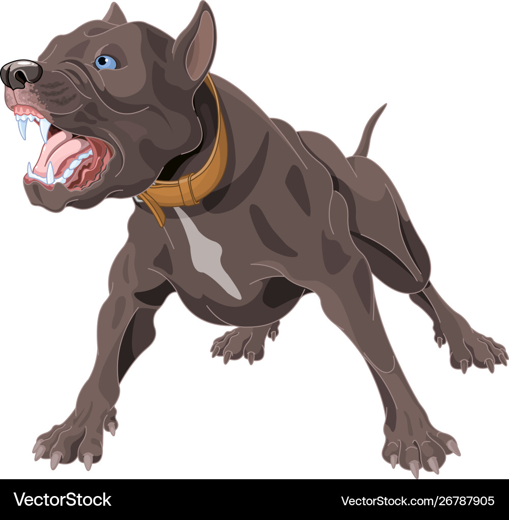 Barking dog Royalty Free Vector Image - VectorStock