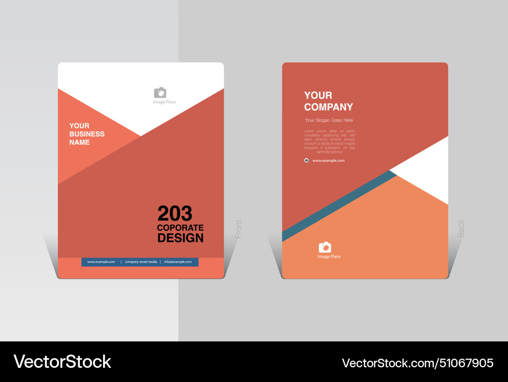 Brochure design Royalty Free Vector Image - VectorStock
