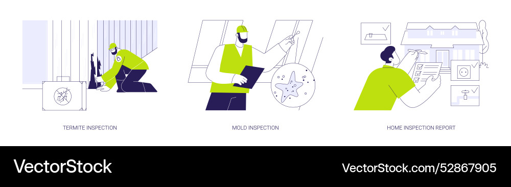 Home inspection service abstract concept Vector Image