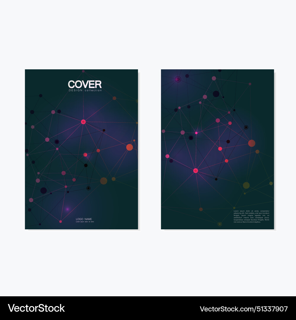 Cover templates brochure Royalty Free Vector Image