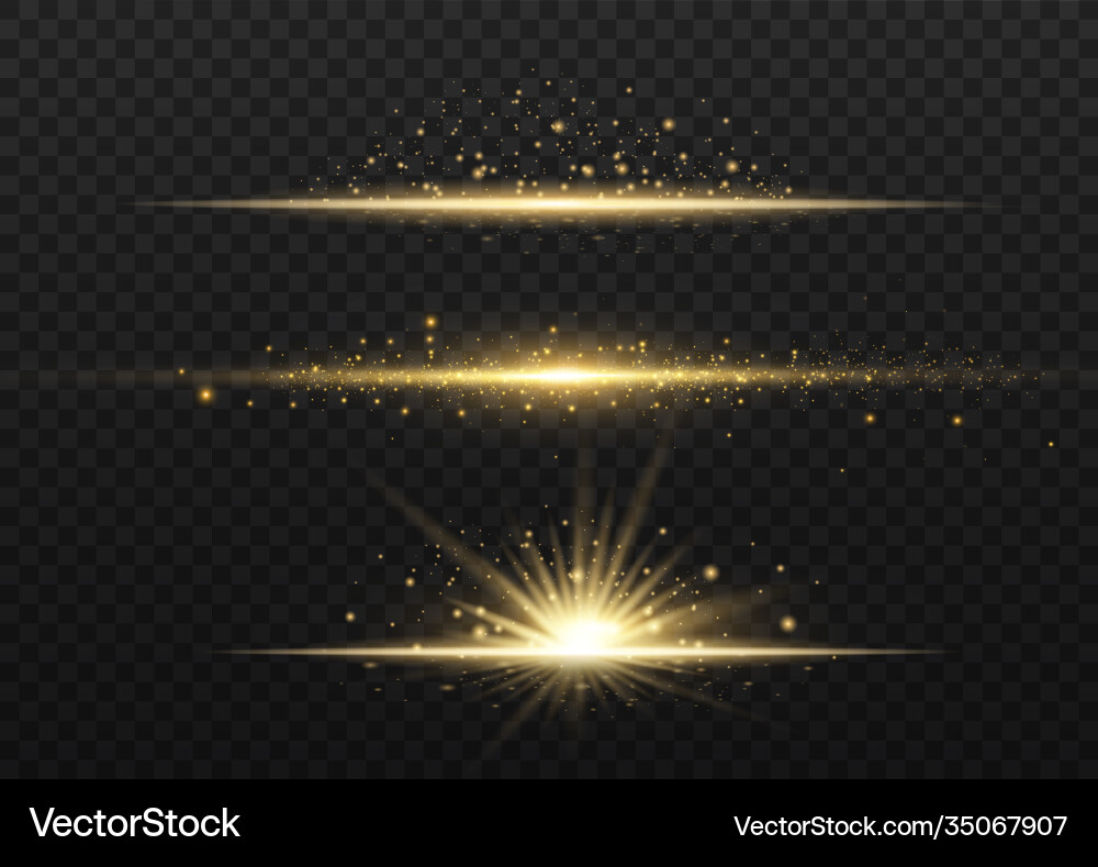 Yellow horizontal line Royalty Free Vector Image