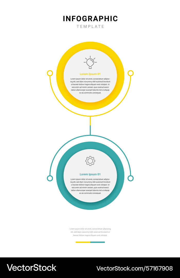 Business education infographic portrait view Vector Image