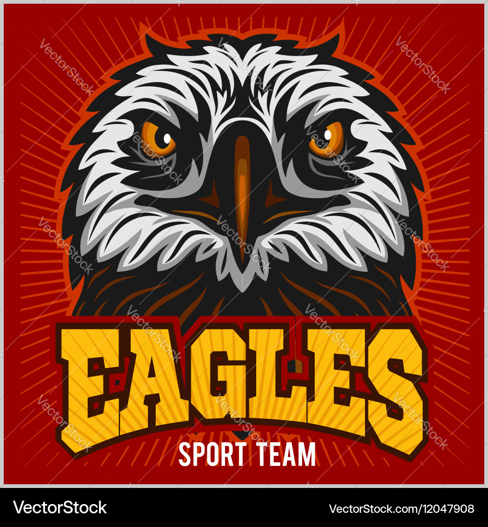 Eagles - sport team Royalty Free Vector Image - VectorStock