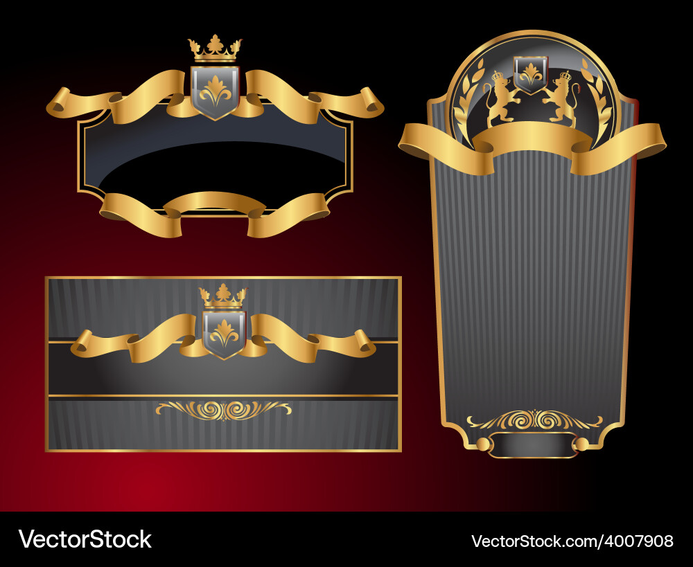 Labels Royalty Free Vector Image - VectorStock