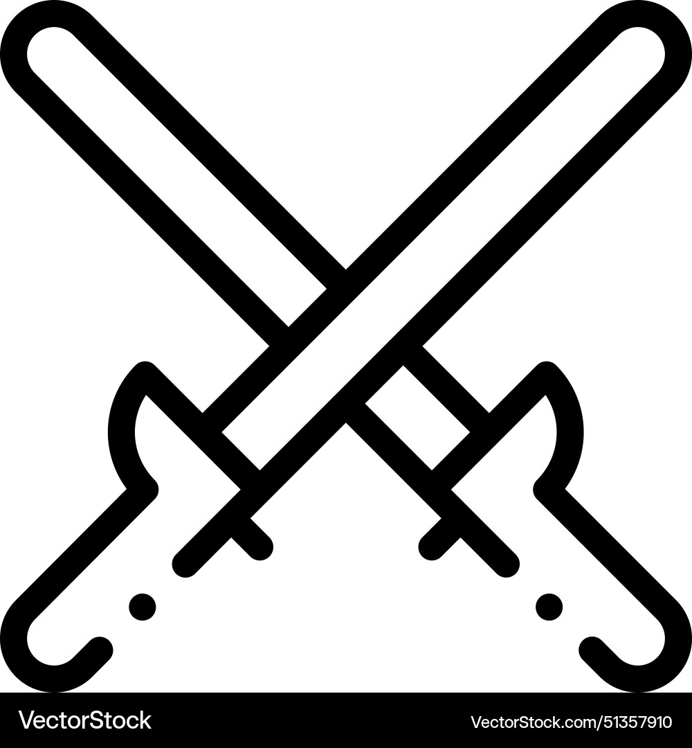 Ar wand icon thin linear style design isolated Vector Image