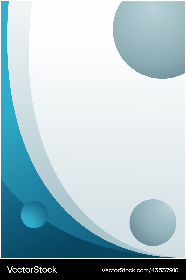 Blue gradation with dots presentation template Vector Image