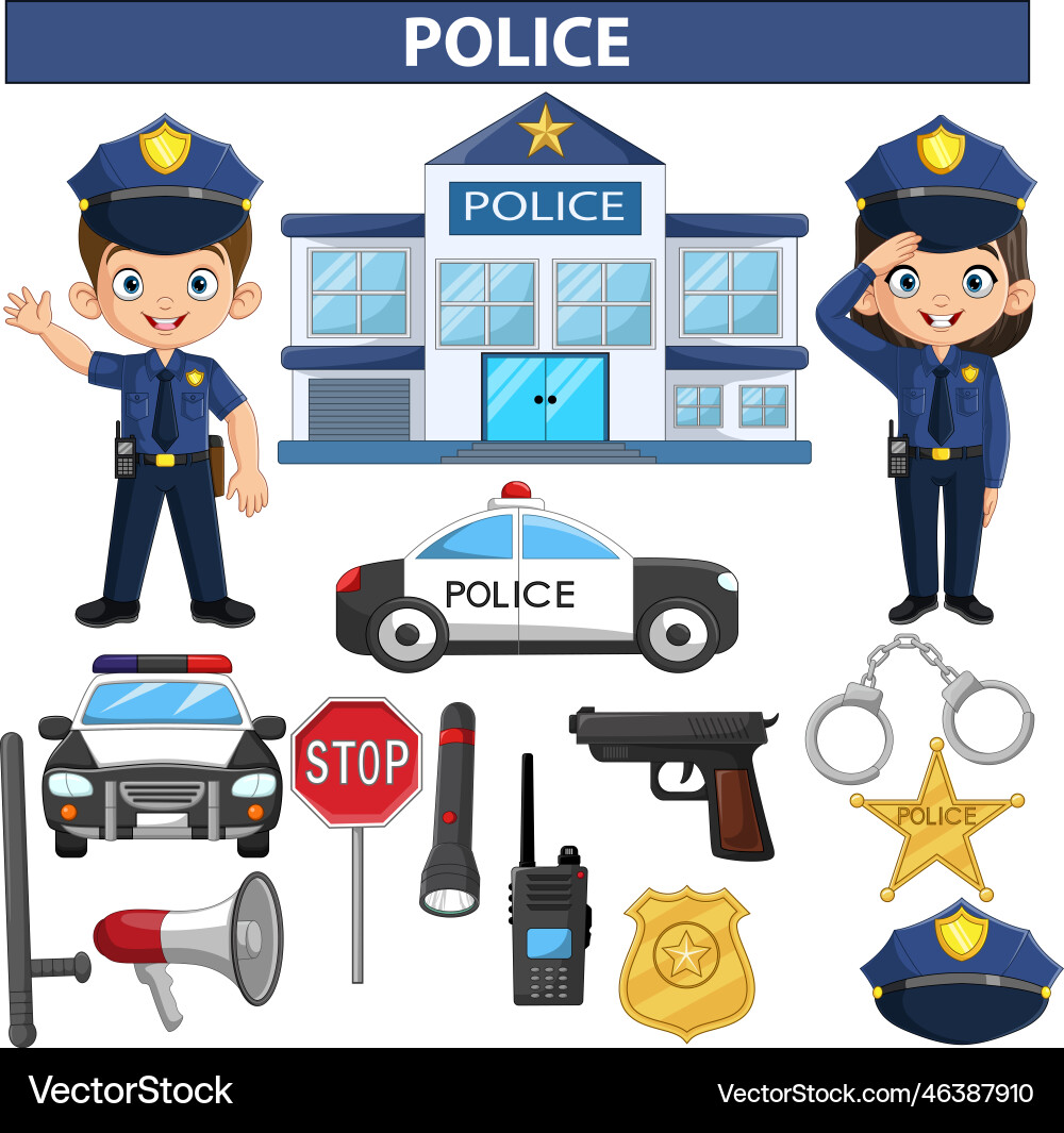 Police Equipment Clip Art