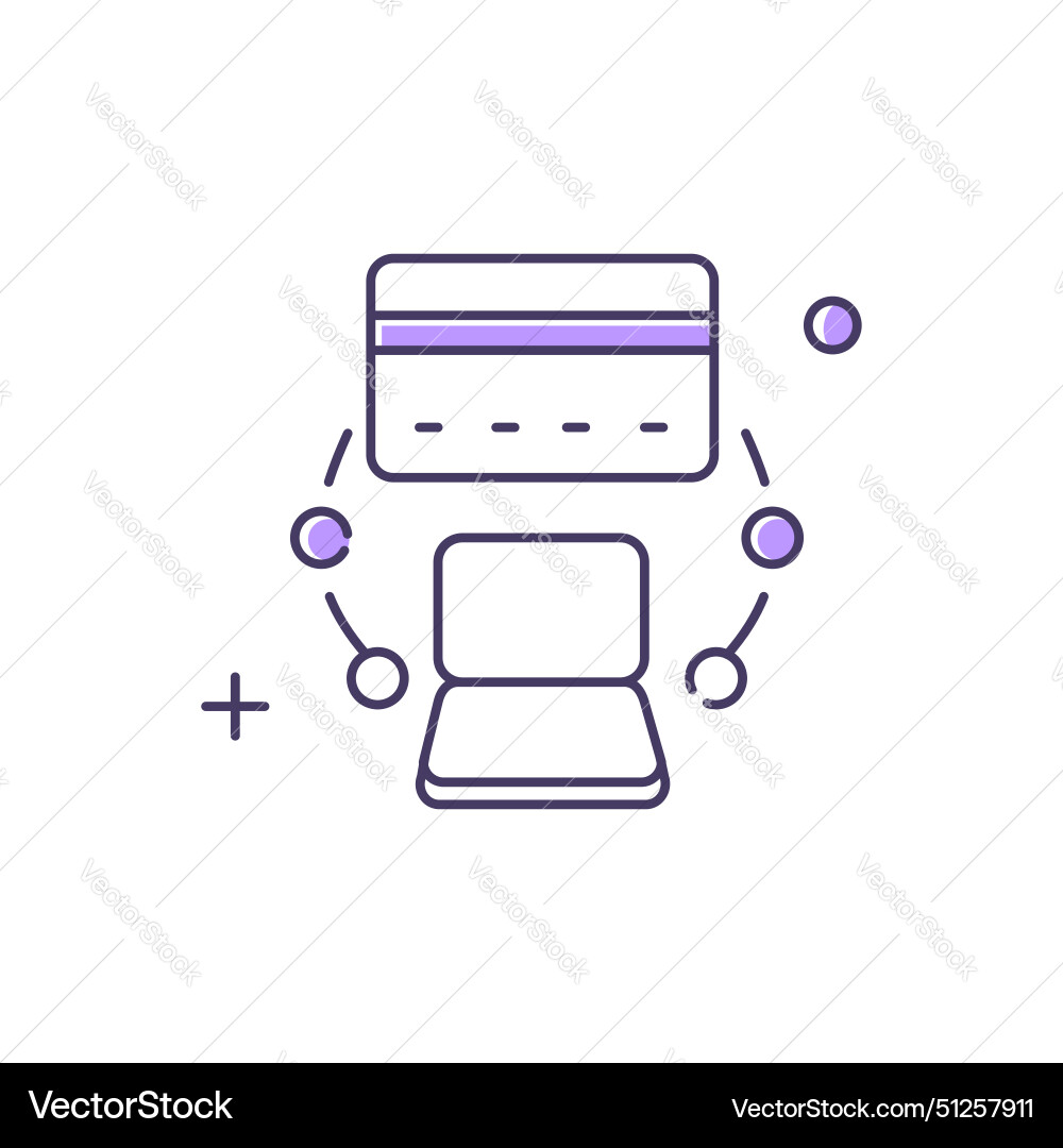 Ad spending optimization icon design Royalty Free Vector