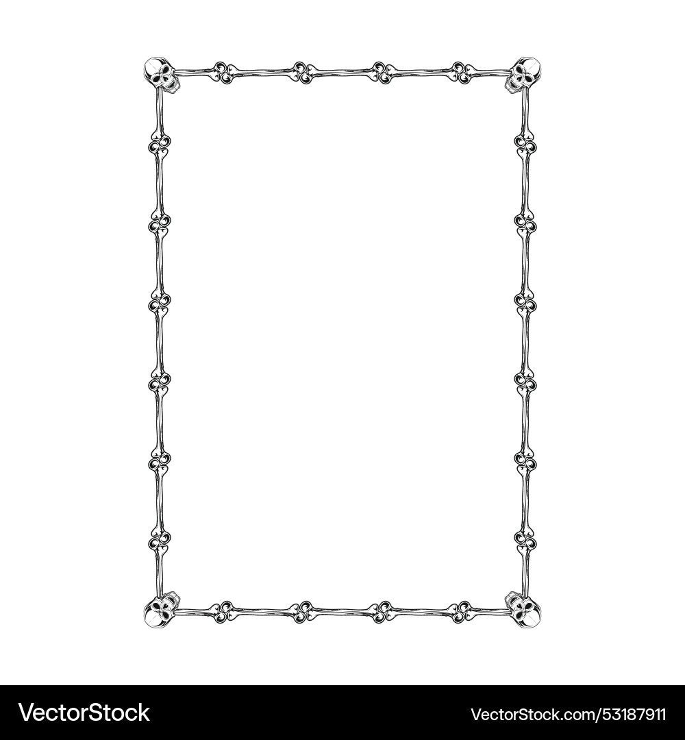 Border frame 0024 2024 Royalty Free Vector Image