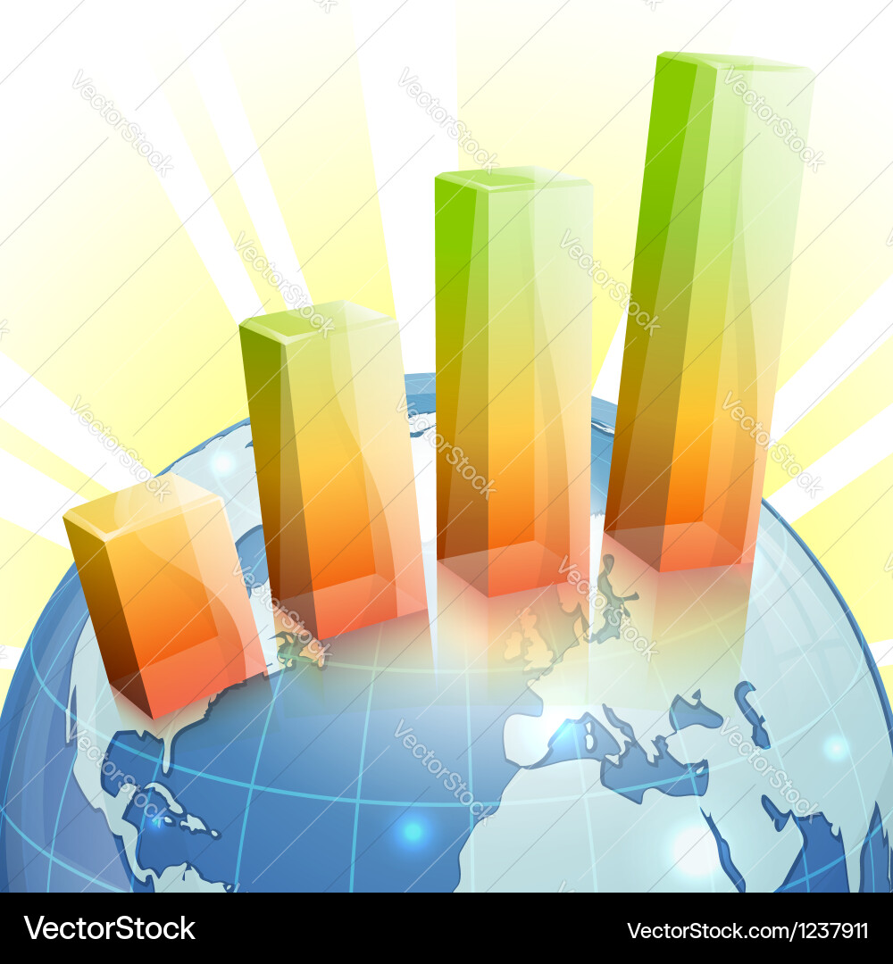 Concept - global business Royalty Free Vector Image