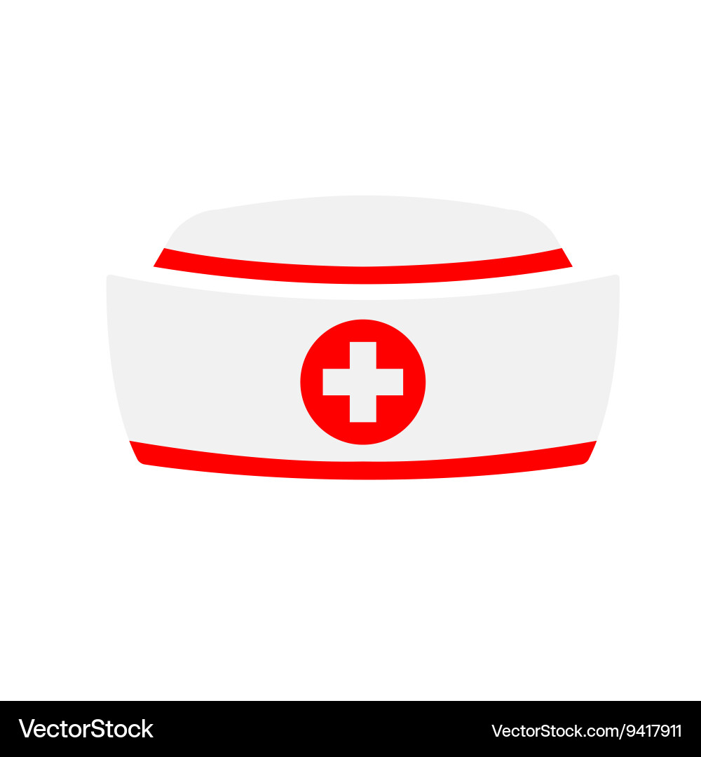 Nurse hat icon Royalty Free Vector Image - VectorStock