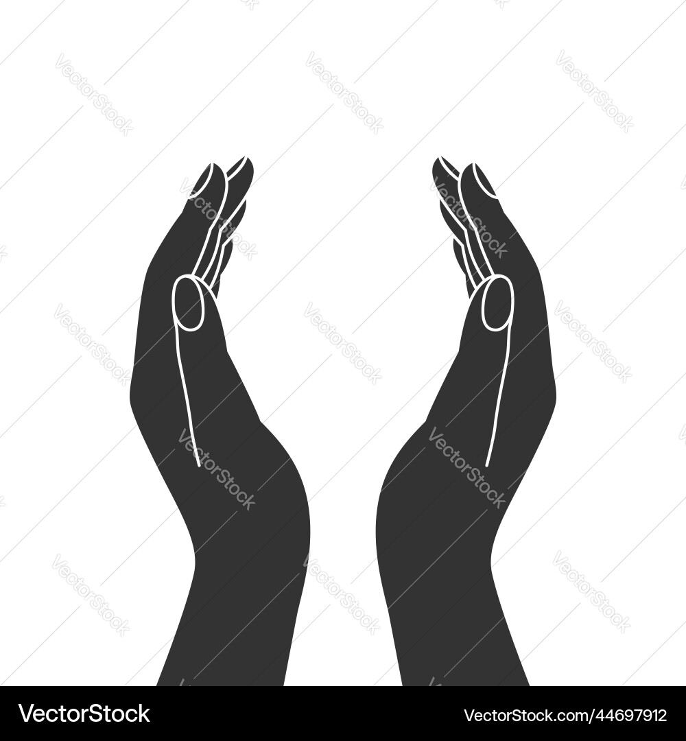 Free hands Royalty Free Vector Image - VectorStock