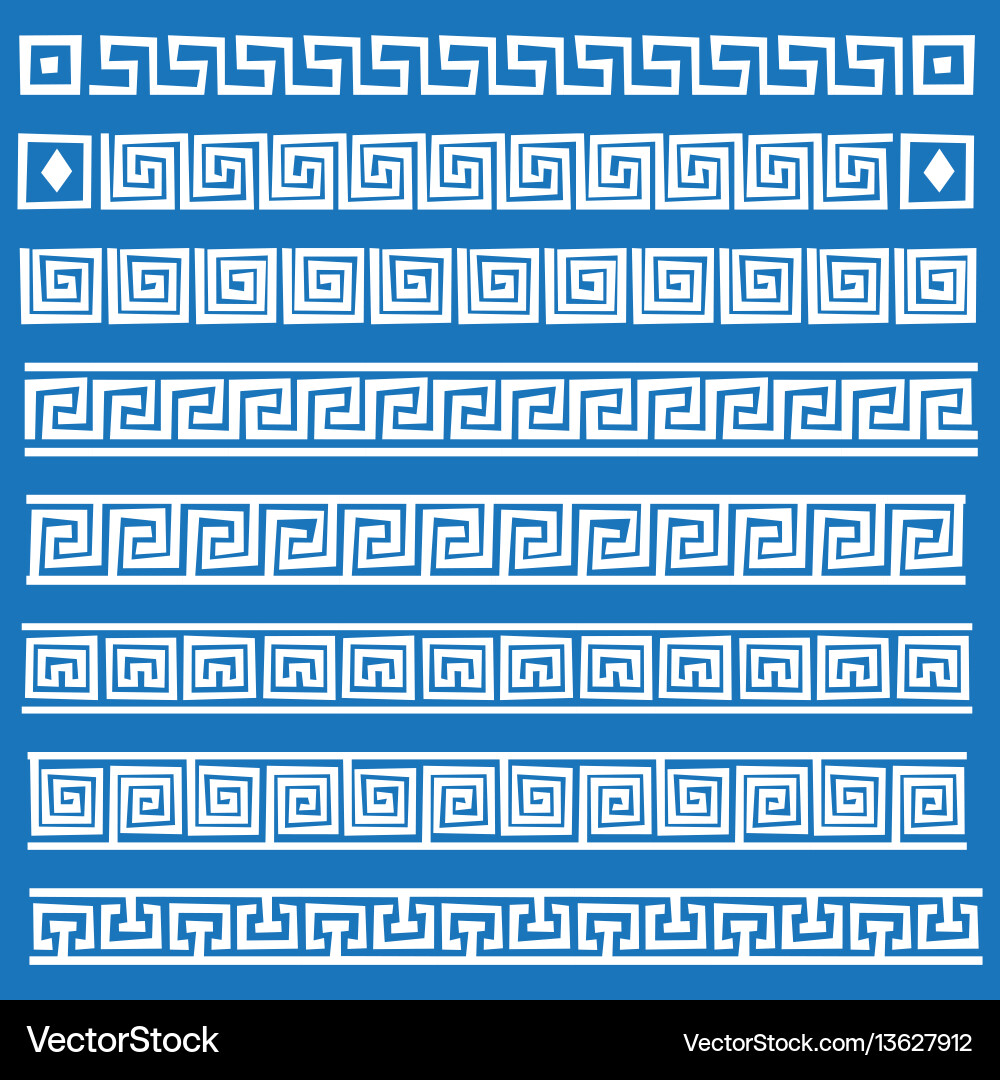 Greek ornament Royalty Free Vector Image - VectorStock