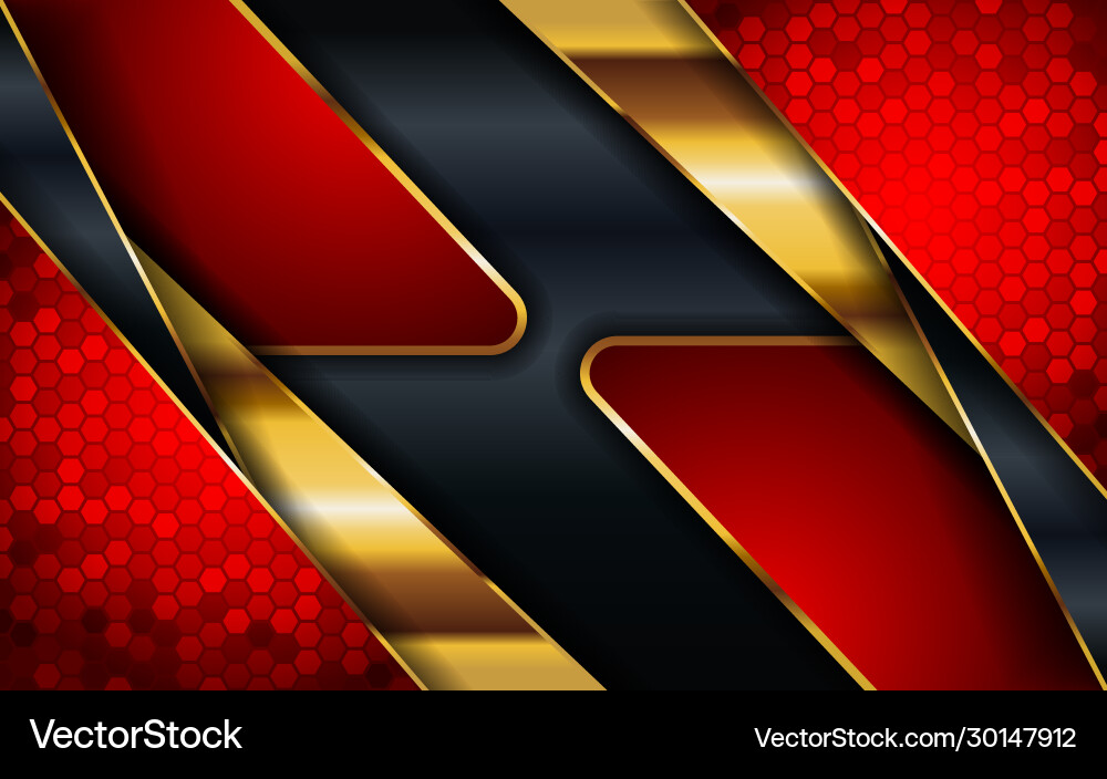 Red And Gold Combination Large Red Gemstone Cluster Earrings In