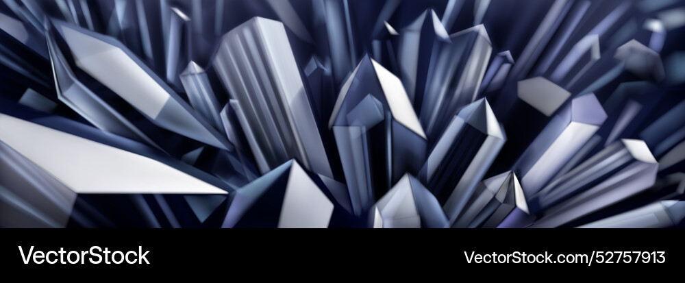 Abstract crystal background Royalty Free Vector Image