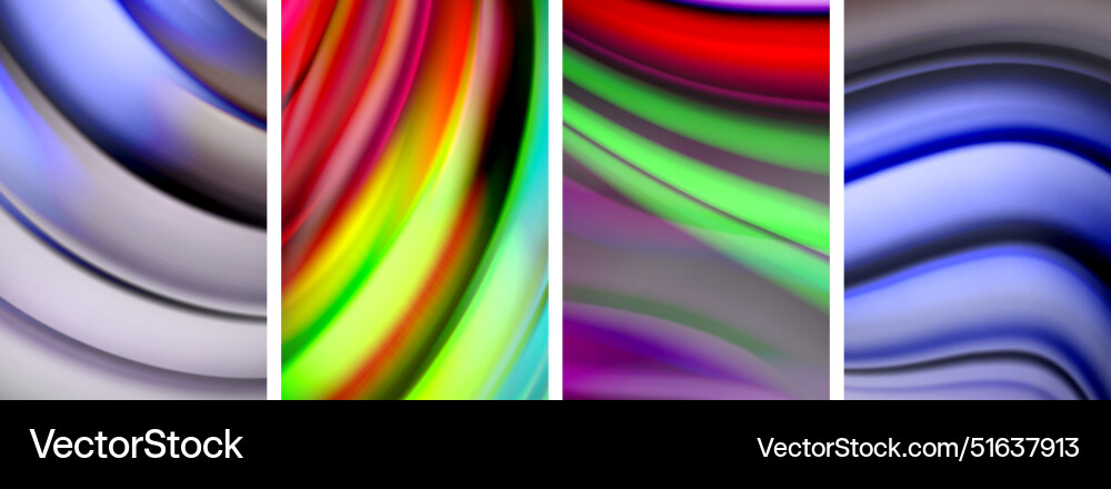 Blurred color line backgrounds Royalty Free Vector Image