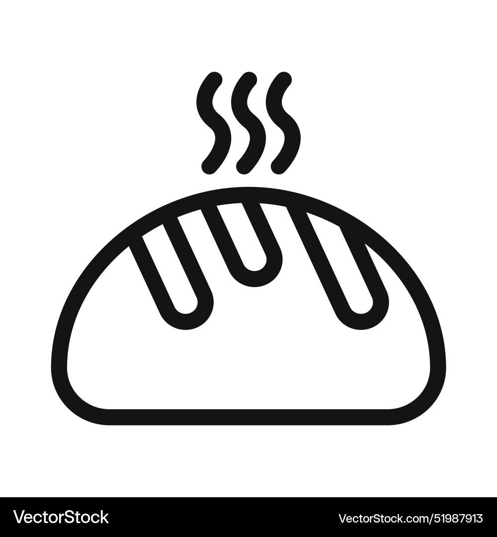 Bread icon set artisan loaf for bakery Royalty Free Vector
