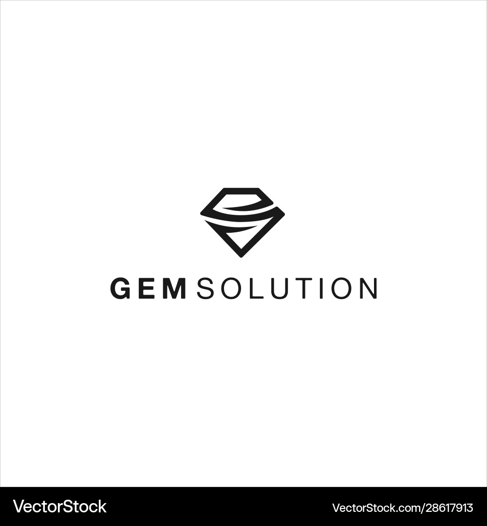 Diamond logo design template Royalty Free Vector Image