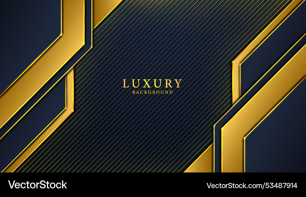 Abstract yellow neon light geometric background Vector Image