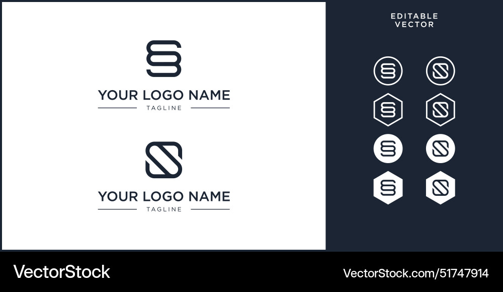 Modern Paragraph Logo - Business & Finance Vector Image