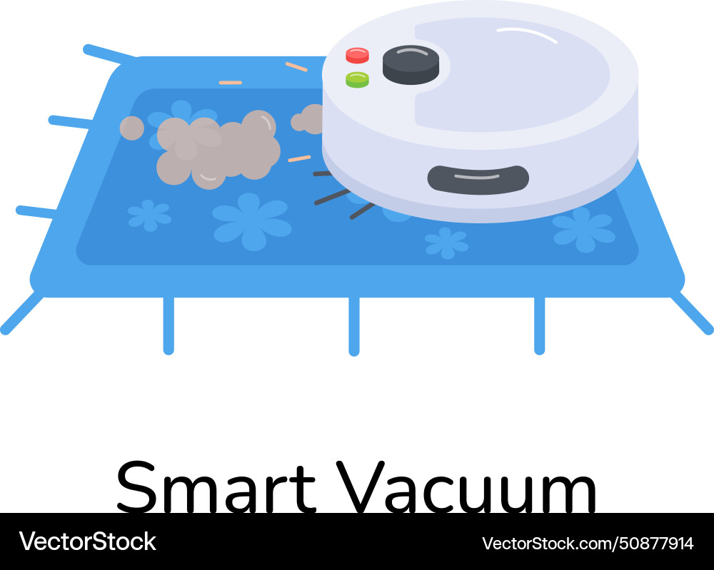 Smart vacuum Royalty Free Vector Image - VectorStock