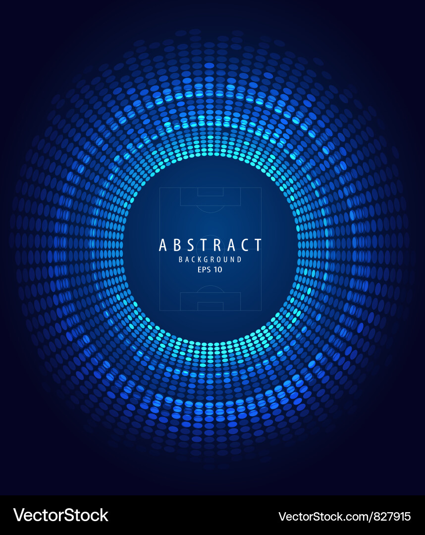 Abstract stadium football Royalty Free Vector Image