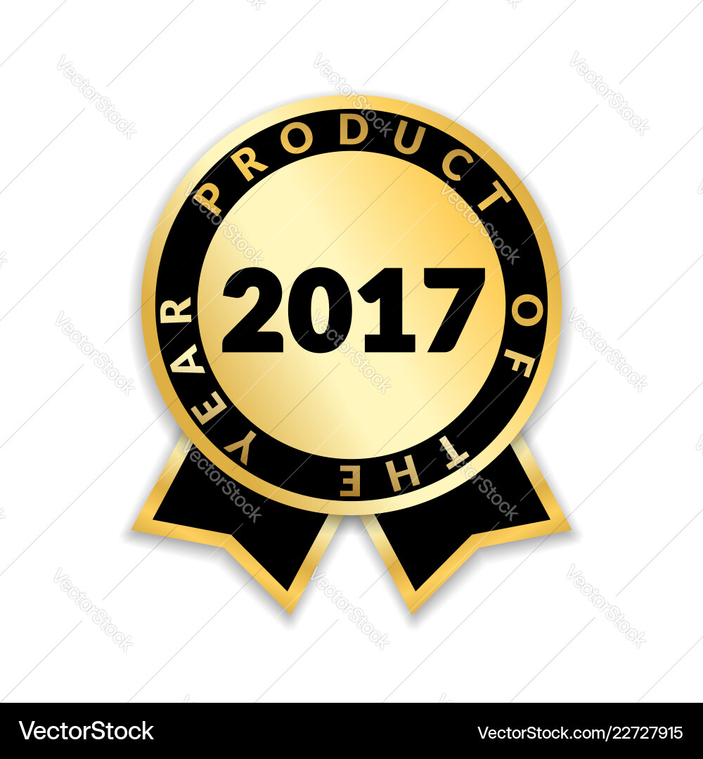 Award ribbon the best Royalty Free Vector Image