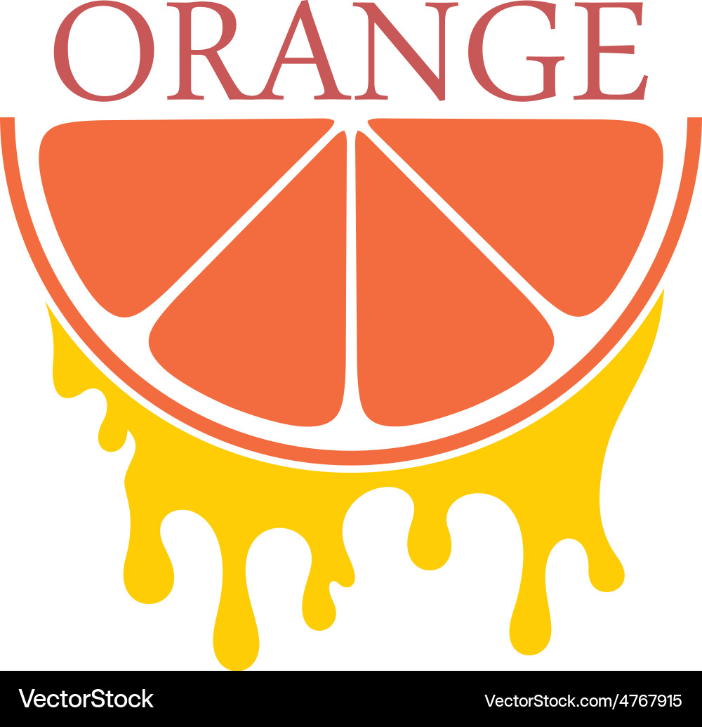 Orange Royalty Free Vector Image - VectorStock